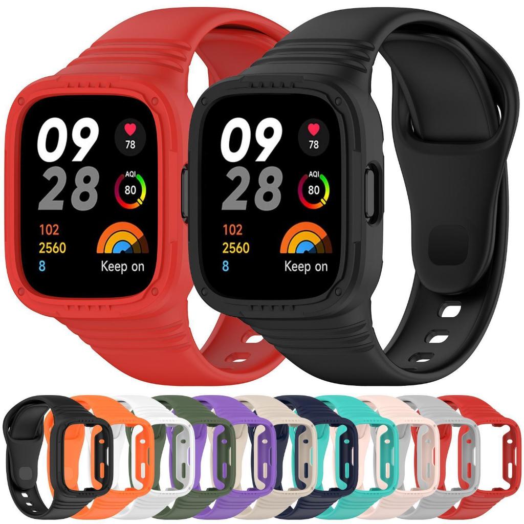 Silicone Strap with Case Replacement Bracelet for Redmi Watch 3 / Redmi ...