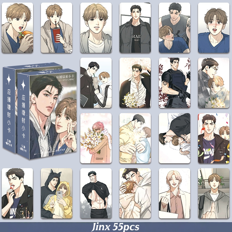 10-55pcs Jinx Mingwa Hologram Laser Lomo Cards Manga Manhwa comic Photo ...