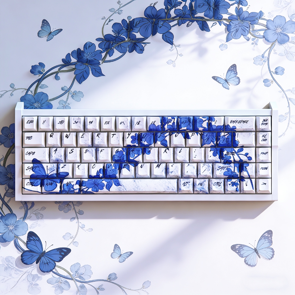 Vanso Butterfly Keycaps for Mechanical Keyboards Cherry Profile Keycaps ...