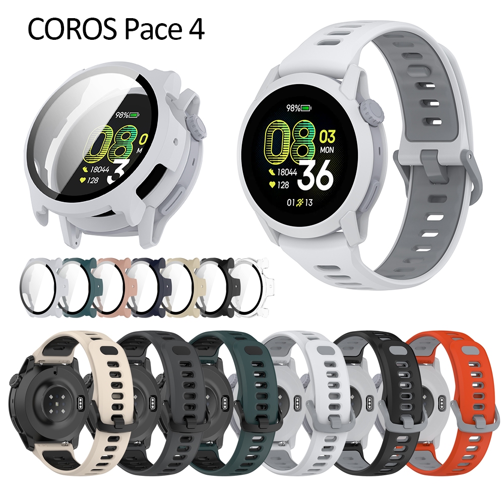 For COROS PACE 4 strap case classic double color smart watch band ...