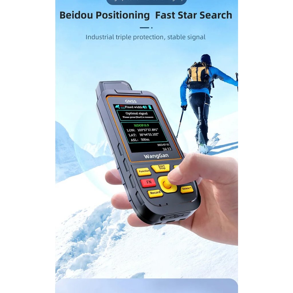 Wanggan D6E GPS/GNSS handheld portable Navigator D6ELand Areas Meter ...
