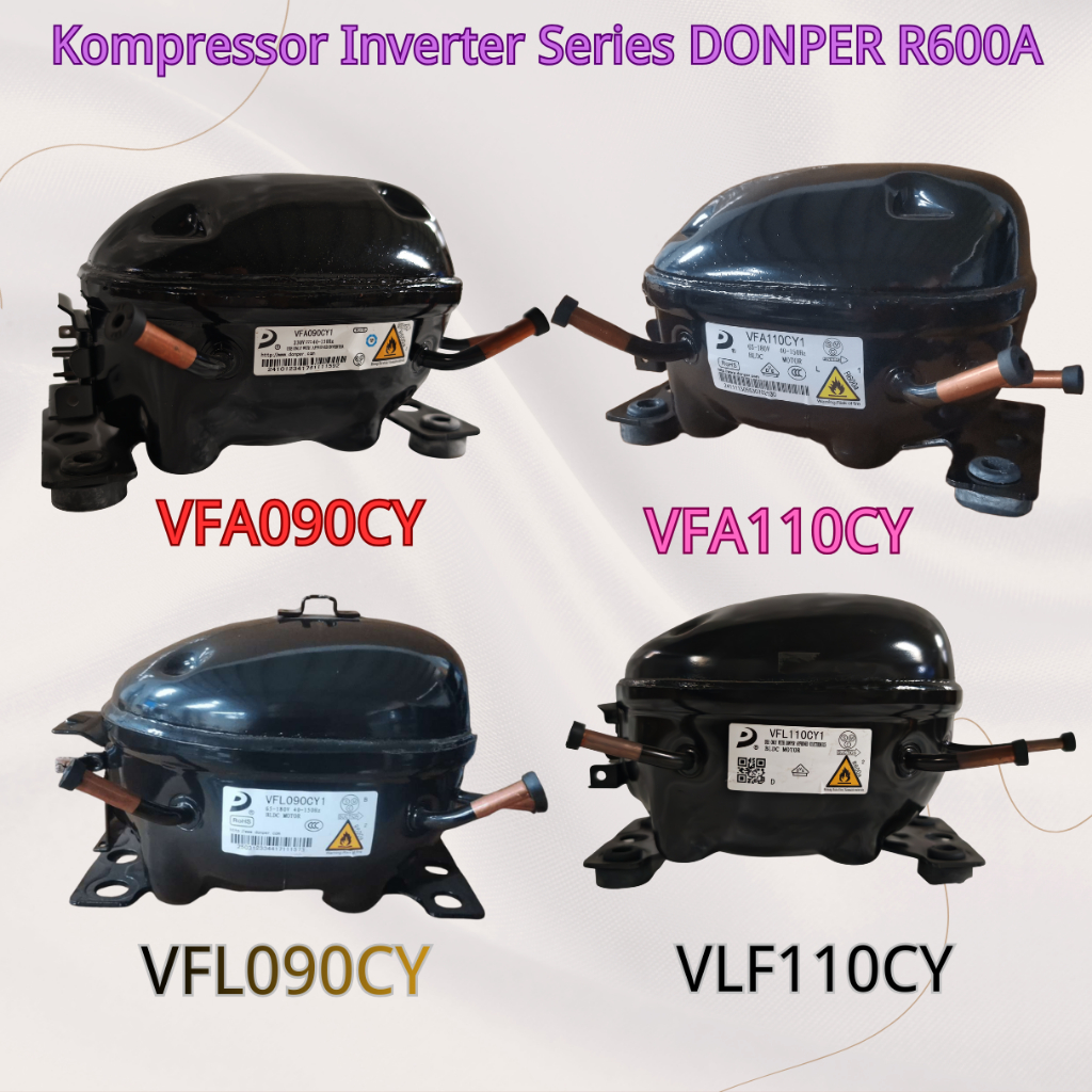Brand New Original DONPER Inverter Refrigerator/Freezer Compressor ...