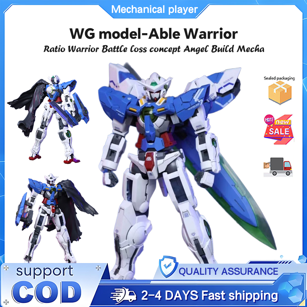 Wg model Able Warrior 1/ 100 Scale War Damage Concept Angel Mecha ...