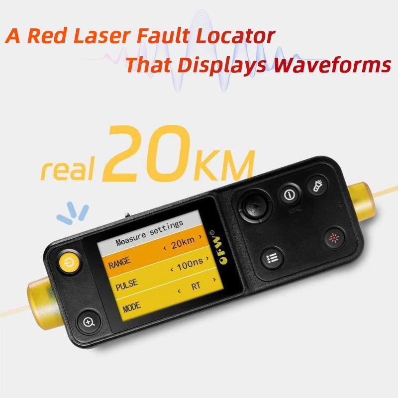 otdr mini Optic Fault Finder 20KM Fiber Fault Locating Fault Display ...
