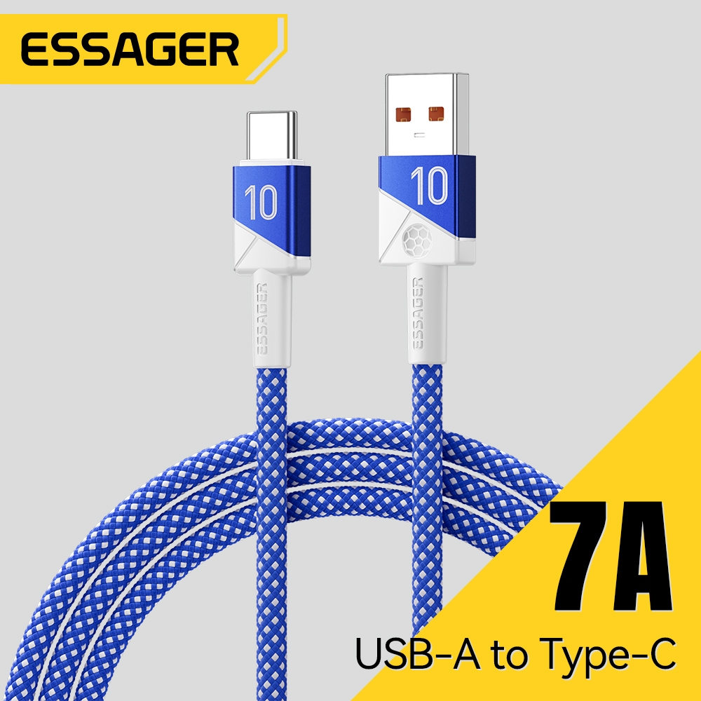 Essager 7A Fast Charging Cable USB-A to Type-C Built-in E-Marker Chip ...
