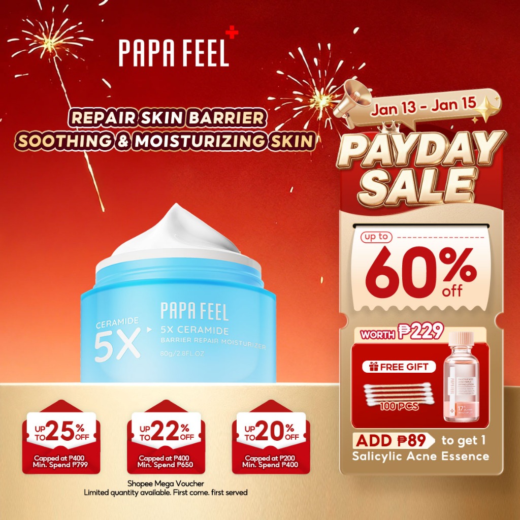 PAPA FEEL Skin Barrier Repair Moisturizer 80g | Reduces Redness | 5X ...