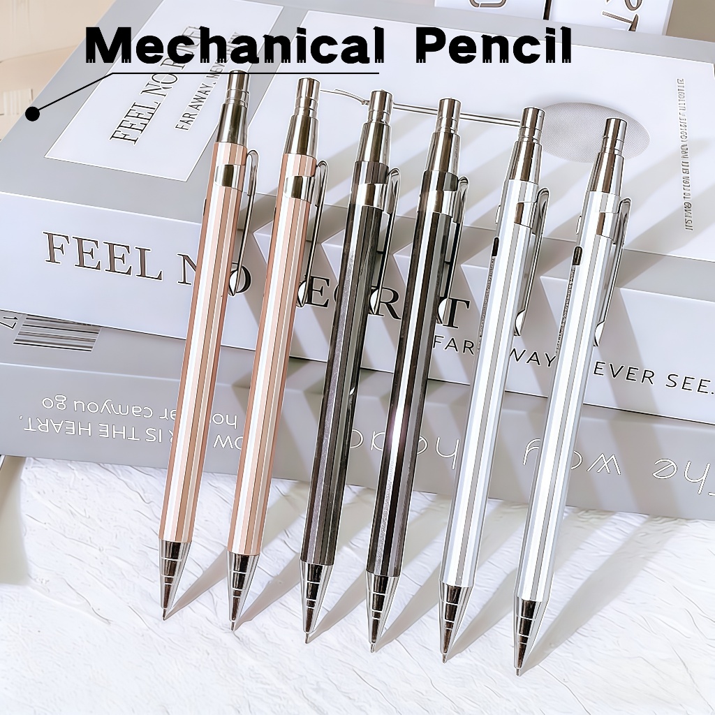 Creative 0.5/0.7MM Mechanical Pencil Metal Drawing Writing Tool ...