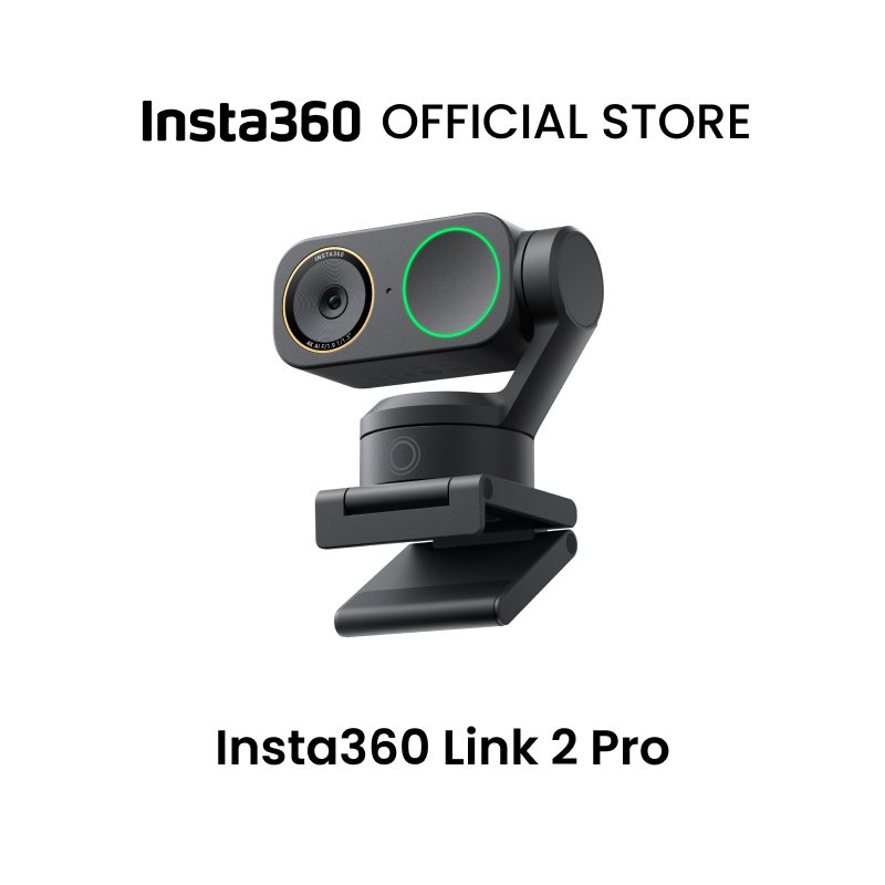 Insta360 Link 2 Pro – 4K PTZ Webcam for PC/Mac, 1/1.3” Sensor, Low ...