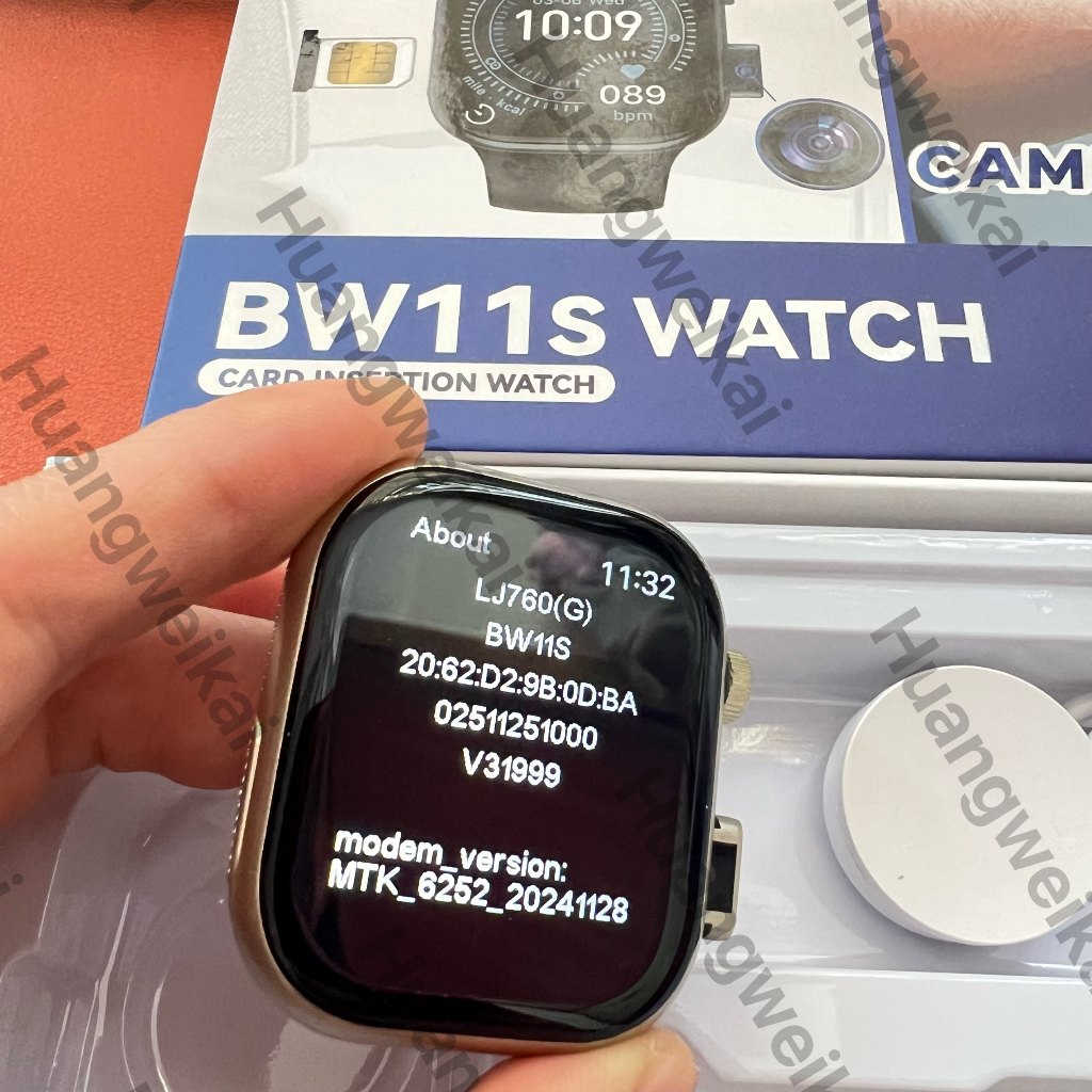 BW11s Smart Watch series 11 4G SIM Card HD Camera for Android IOS Men ...