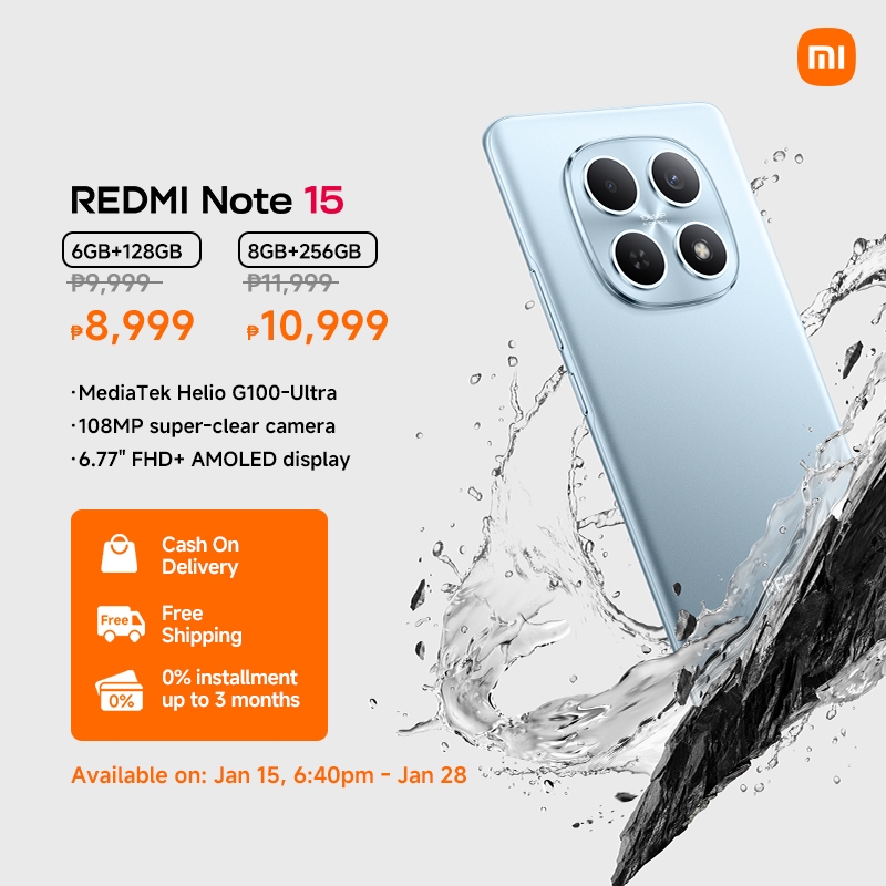 New REDMI Note 15 Smartphone | 6GB+128GB/8GB+256GB, Massive 6000mAh ...