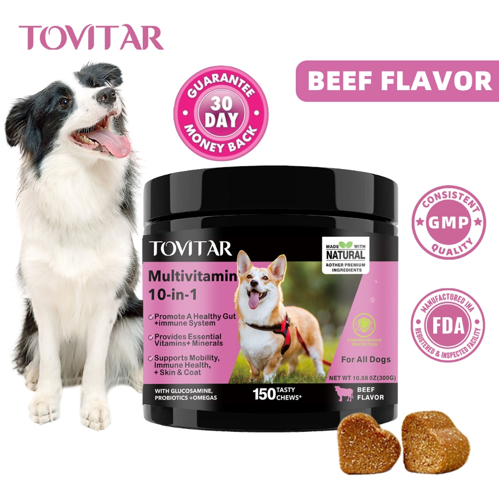 TOVITAR Multivitamin Soft Chew Vitamin - Joint - Gut - Immune system ...