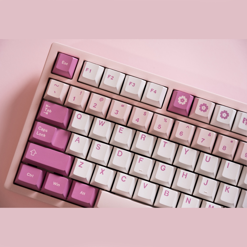 Yongqiu Monster Hunter World Keycaps PBT Cherry Profile Pink keycap For ...