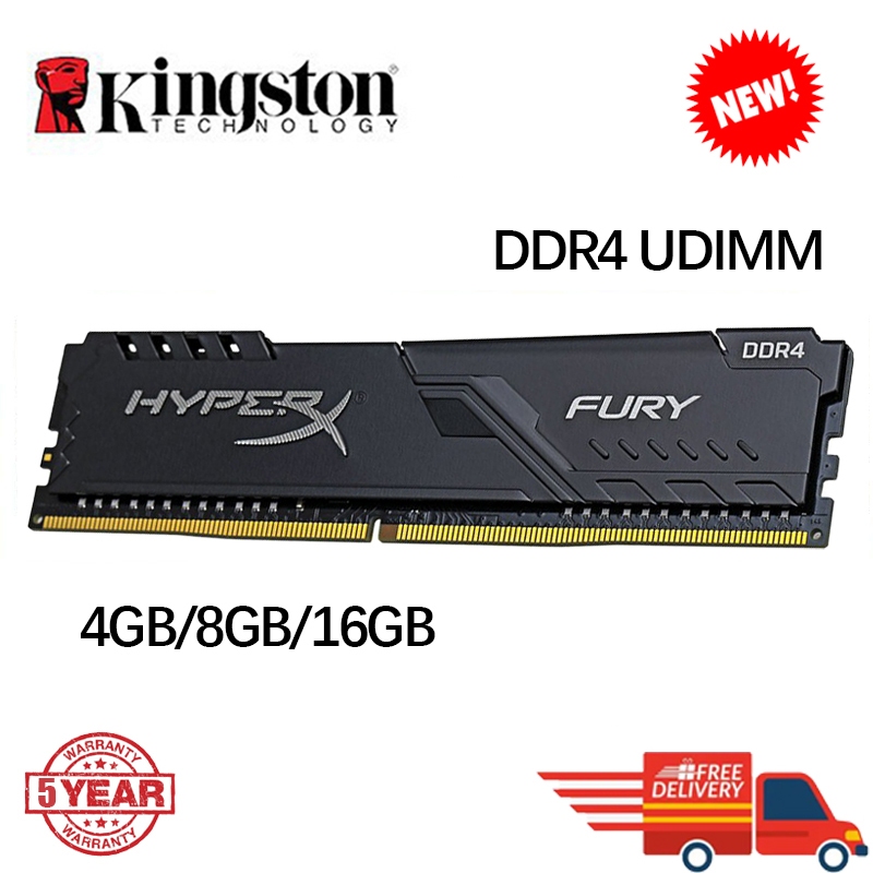 Kingston HyperX Fury DDR4 RAM 4GB 8GB 16GB games ram DDR4 2133MHz ...