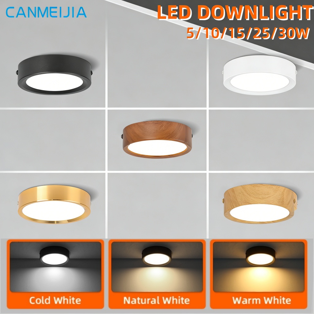 Tri-color Downlight Surface Mounted Led Pin Lights 220V Spotlight ...