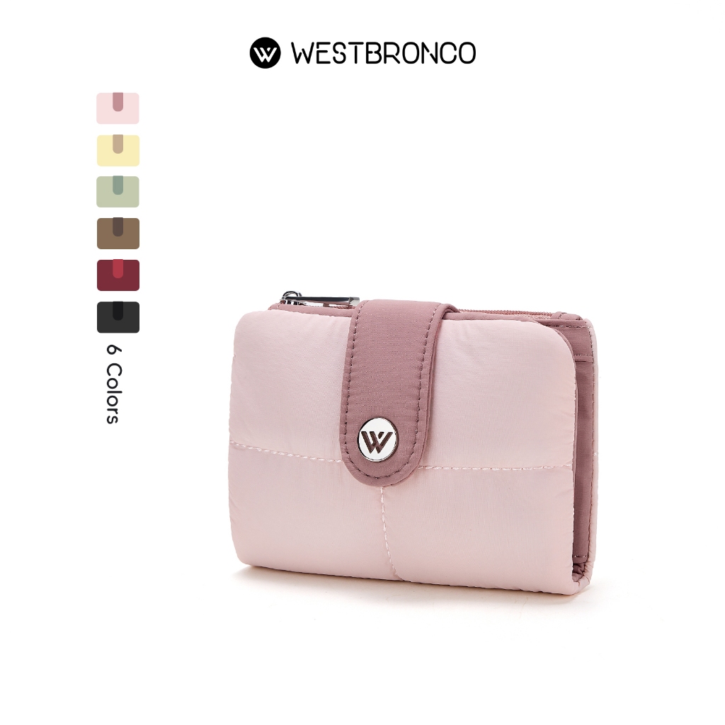 【NEW ARIVALS】 WESTBRONCO Puffer Women Wallet, Lady Purse With Magnetic ...