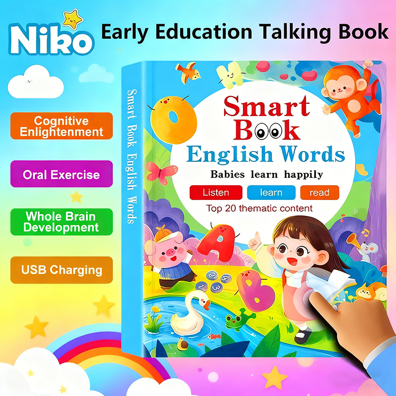 NIKO Early Education Talking Book Smart Book B-BOOK Pronunciation ...