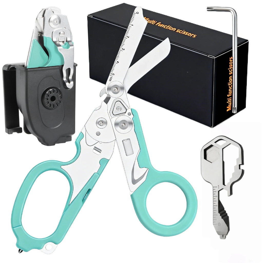 6-in-1 heavy-duty/trauma shears, Folding Retractable Emergency Shears ...