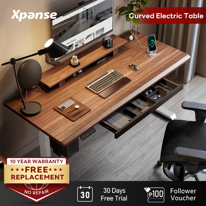 Xpanse Electric Lift Table Adjustable Computer Office Table Study ...