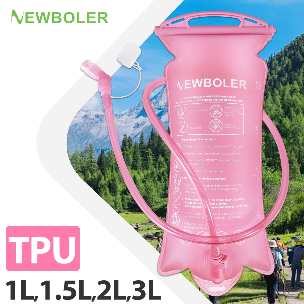 NEWBOLER Water Bladder 1L/1.5L/2L/3L Large Capacity TPU Drinking Water ...