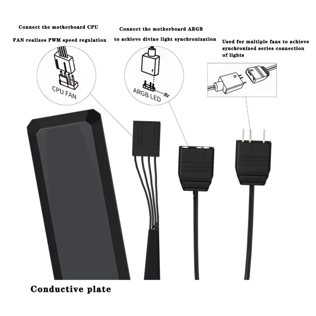 ICE Whale WX-2 Wire-Splicing PC Case Cooling Fan Cable | Shopee Philippines