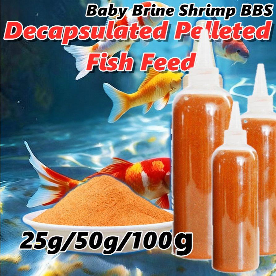 Decapsulated Baby Brine Shrimp Pellet Shelled Harvest Shrimp Egg Powder ...