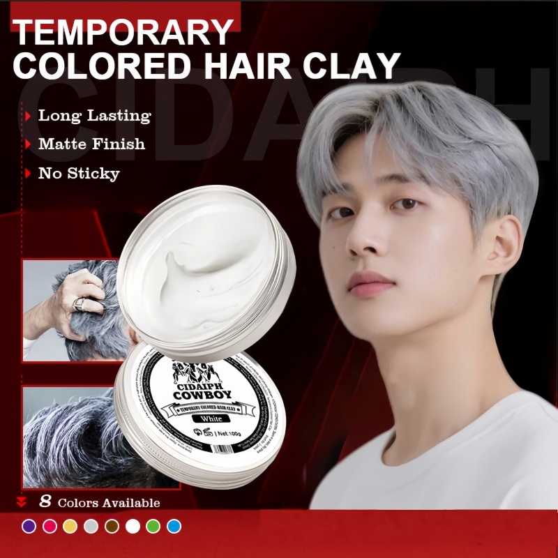 Temporary Hair Color Wax Instant Washable Hair Dye hair color wax ...