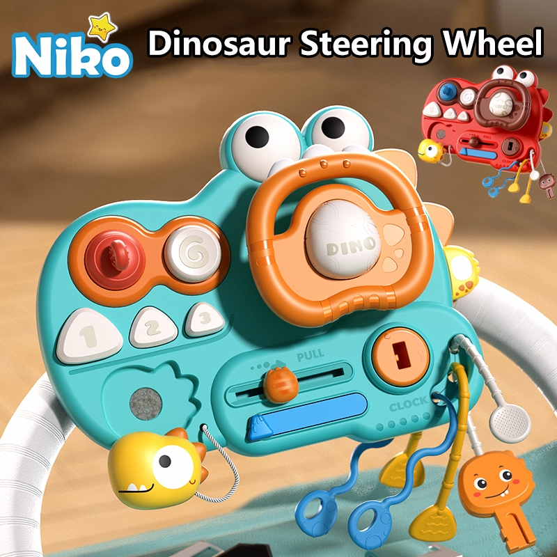 NIKO Dinosaur Steering Wheel Toy Manibela Car Ckn Toys Early ...