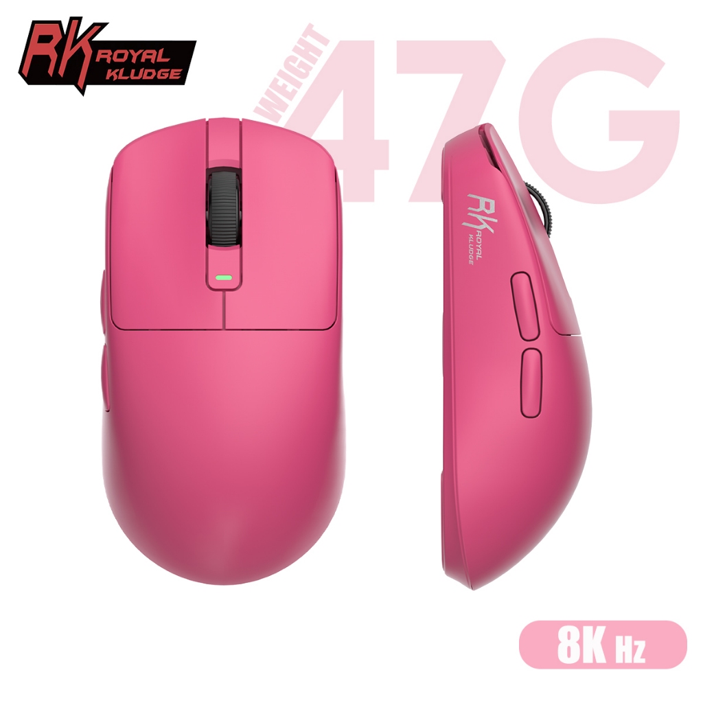 RK M3 Royal Kludge 8k 8000Hz Wireless Mouse Tri-Mode Bluetooth Wireless ...