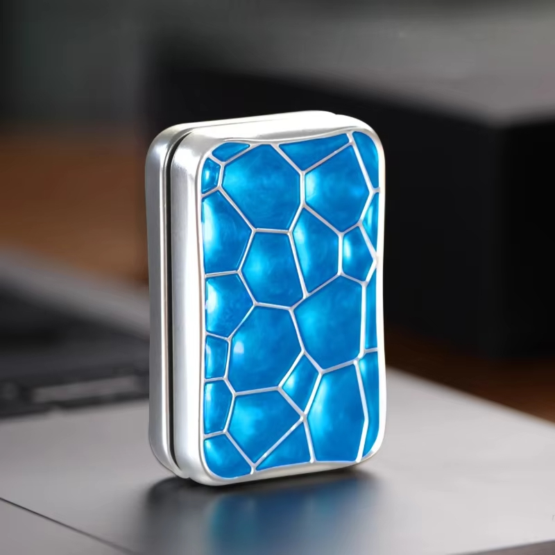 Alloy Magnetic Push Card Fidget Mechanical Slider Haptic Coin EDC ...