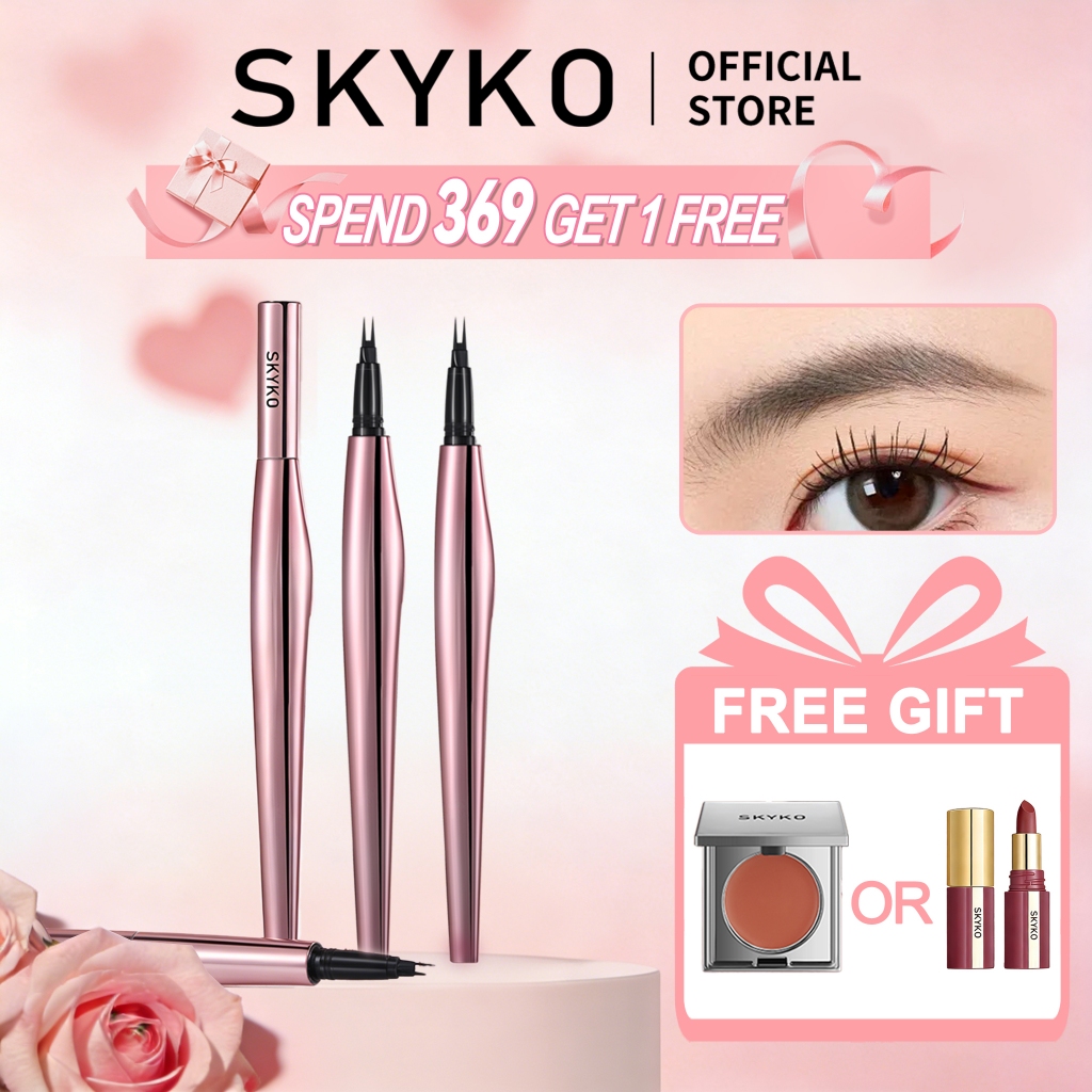 SKYKO 3in1 Waterproof Liquid Eyebrow Pencil 12 hours Long Lasting ...