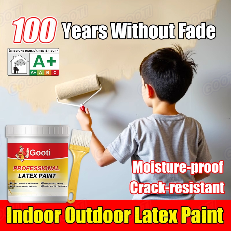 1000G With Brush GOOTI Professional Latex Paint Coating For Home Eco ...