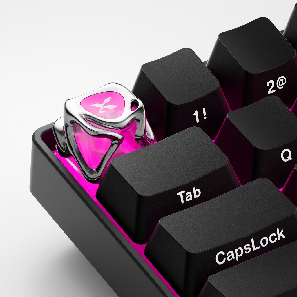XVX Liquid Metal Keycap DIY Artisan keycap for MX Switch Mechanical ...