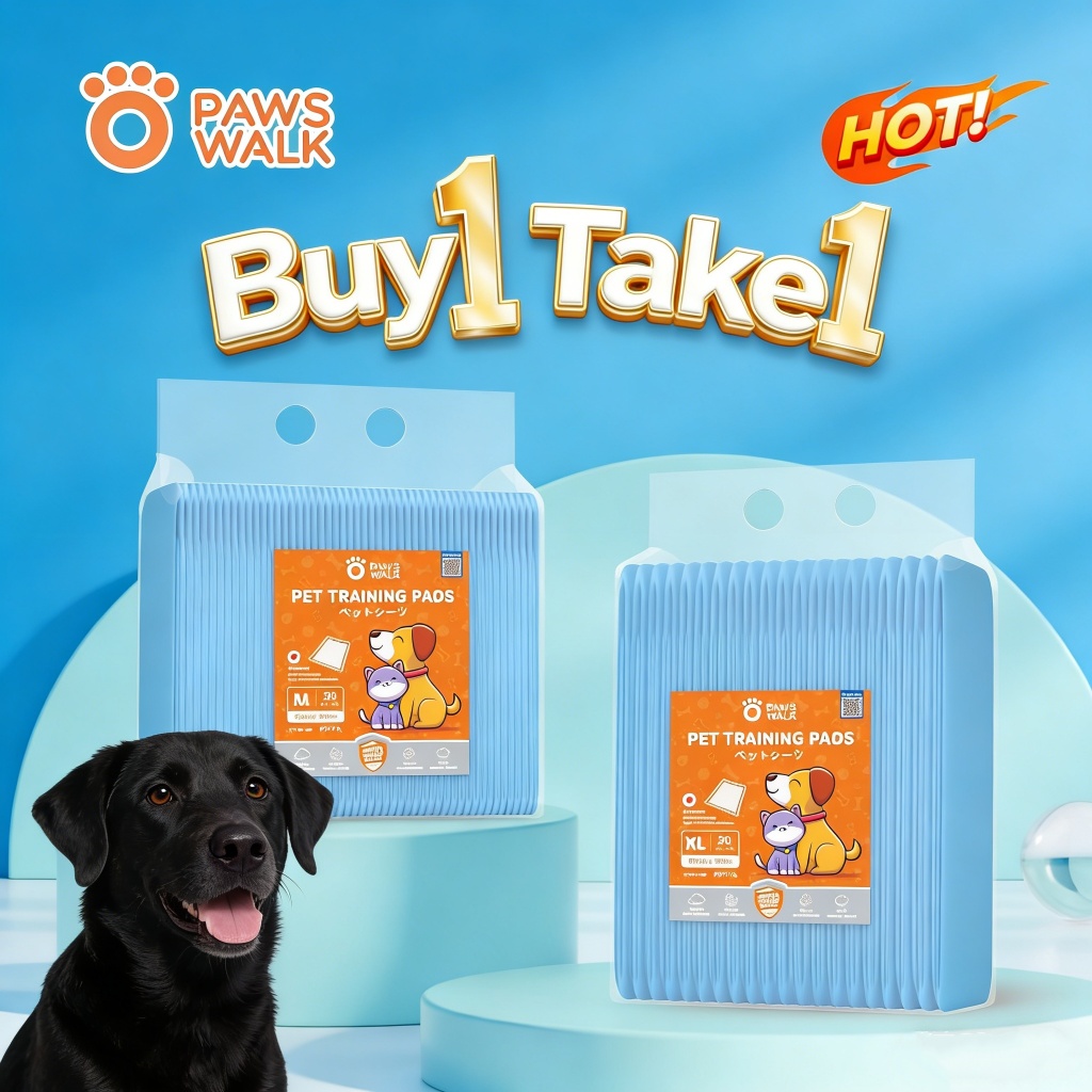 【Buy1 Take1】 Dog Cat Training Pad 100PCS Pee Poop Super Potty Pads Dog ...