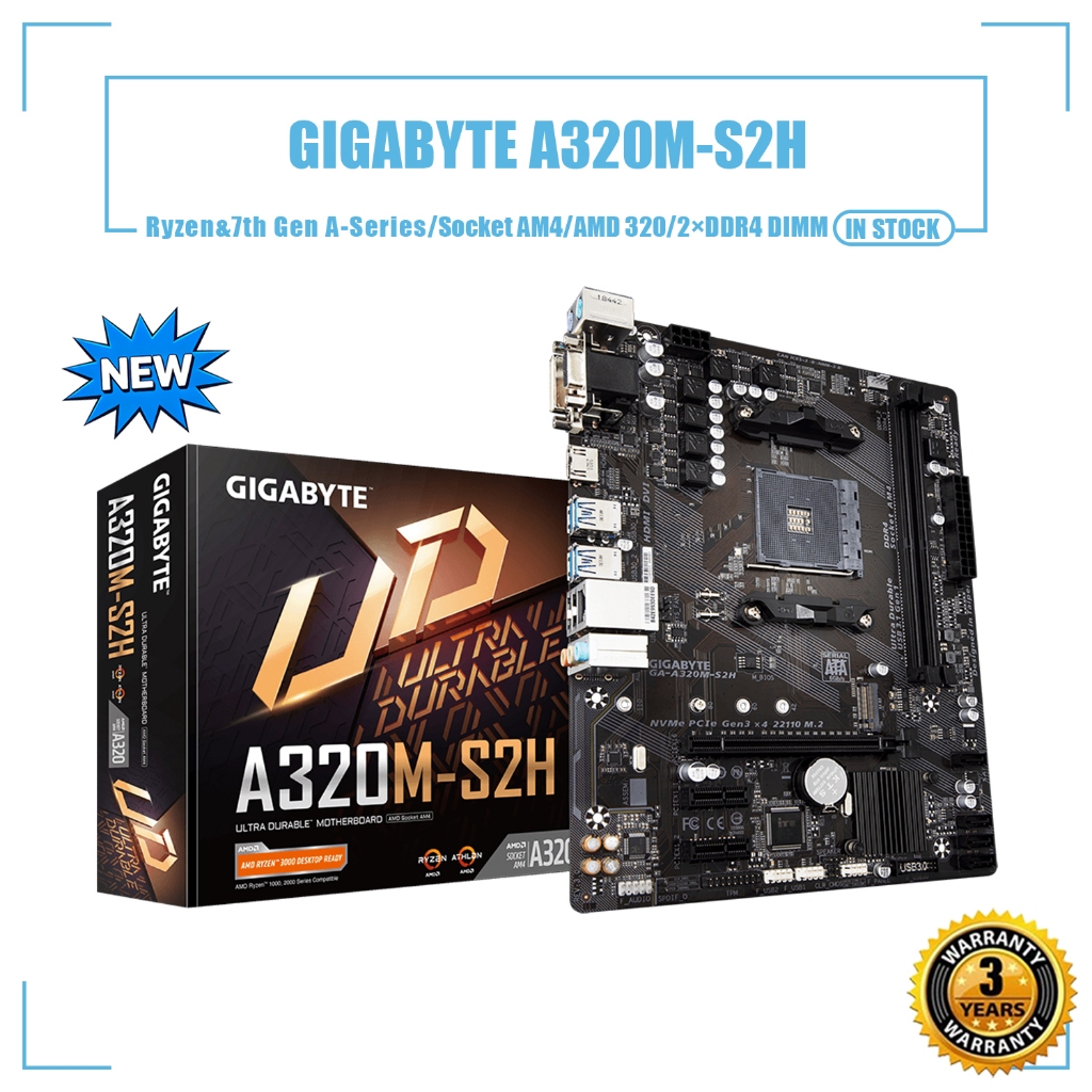 Shop gigabyte a320m s2h for Sale on Shopee Philippines