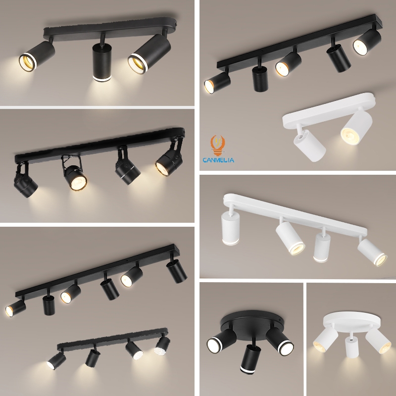 Bulb Replaced Tri-color Spot Light Gu10 Track Light Ceiling Light Led ...