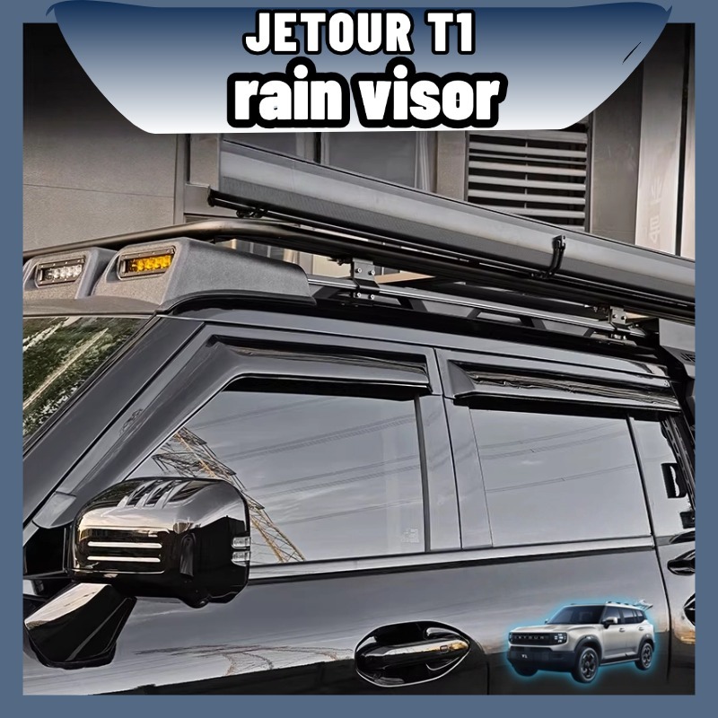 Side Window Visors Rain Guards For JETOUR T1 Wind Deflectors Rearview ...