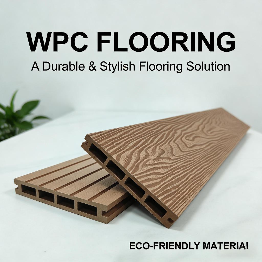 Premium WPC Decking Outdoor Anti-Slip Wood Grain Composite Flooring ...