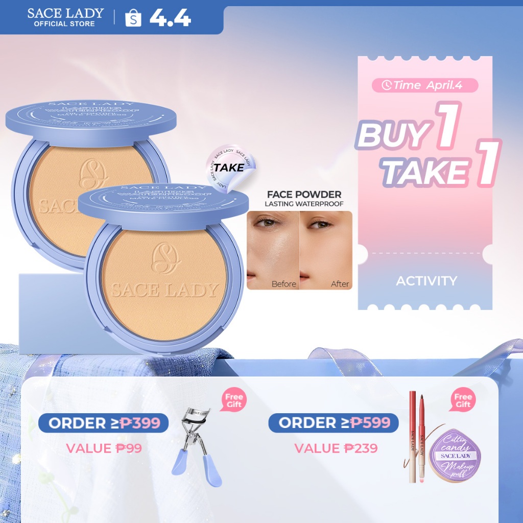 SACE LADY Powder Long Lasting Matte Face Powder Oil-Control Poreless ...