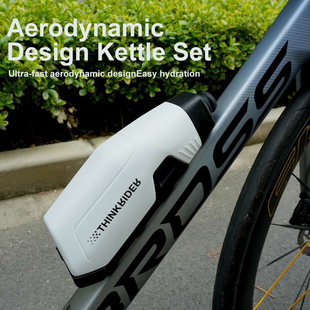 ThinkRider Bicycle 650ml Aerodynamic Water Bottle Bracket Set Bike ...