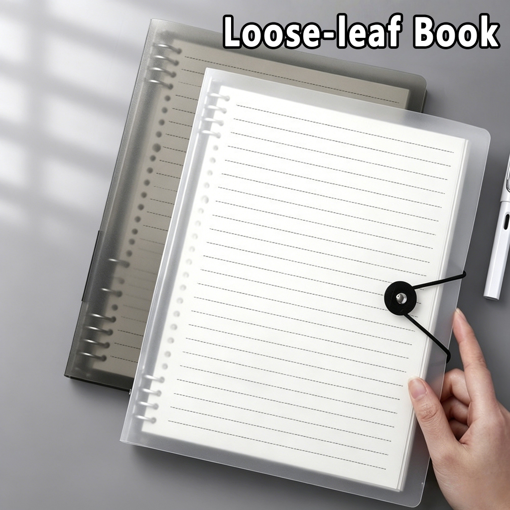 A5/B5/A4 Loose-leaf Refillable Notebook Refil With Binder Notebook ...