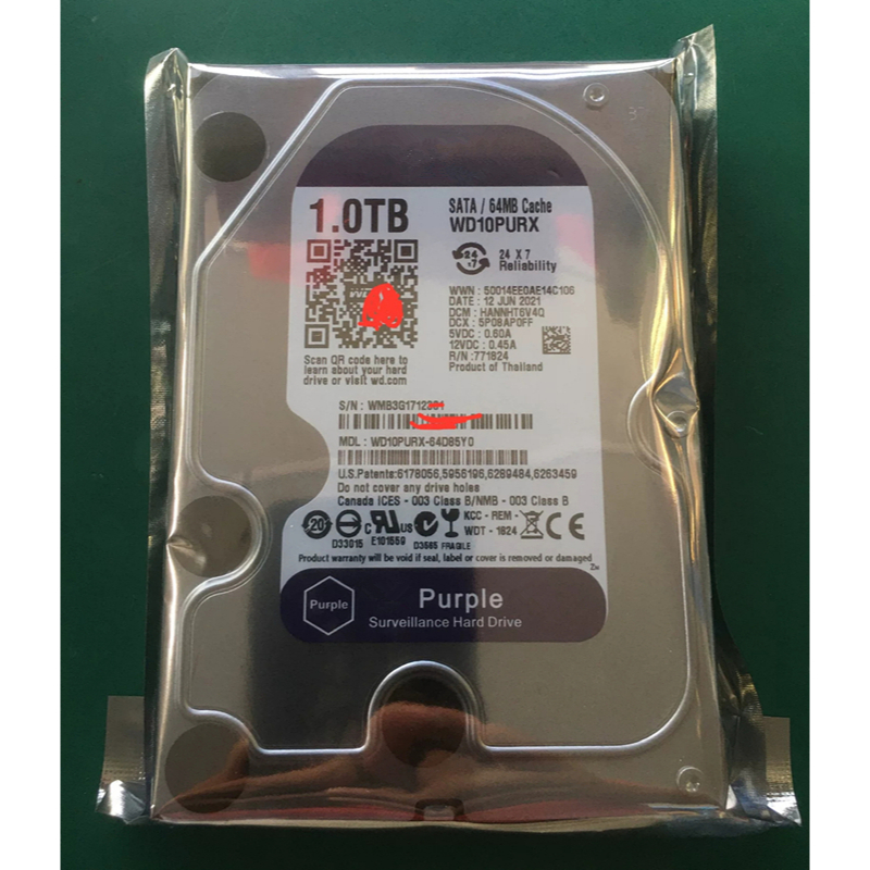 Used Surveillance hard disk 1TB 2TB 3TB 4TB HDD Surveillance 3.5" SATA ...