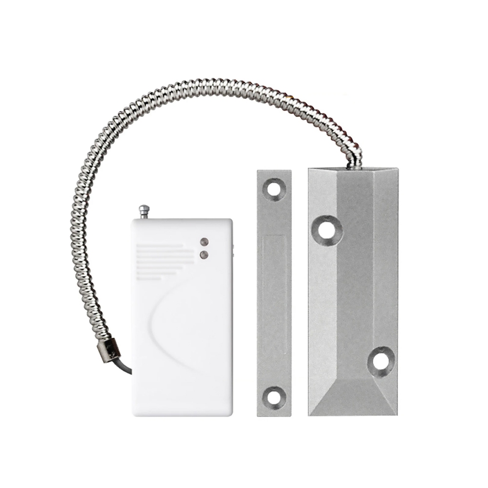 433MHz Wireless Magnetic Door Sensor Roller Shutter Garage Gate Alarm ...