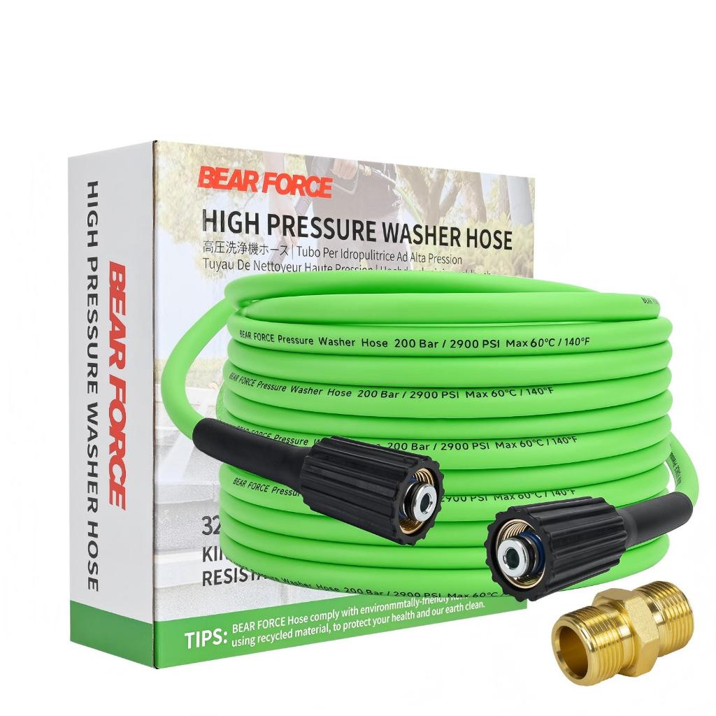 High Pressure Power Washer Hose Super Flexible Kink Resistant 2900 PSI ...