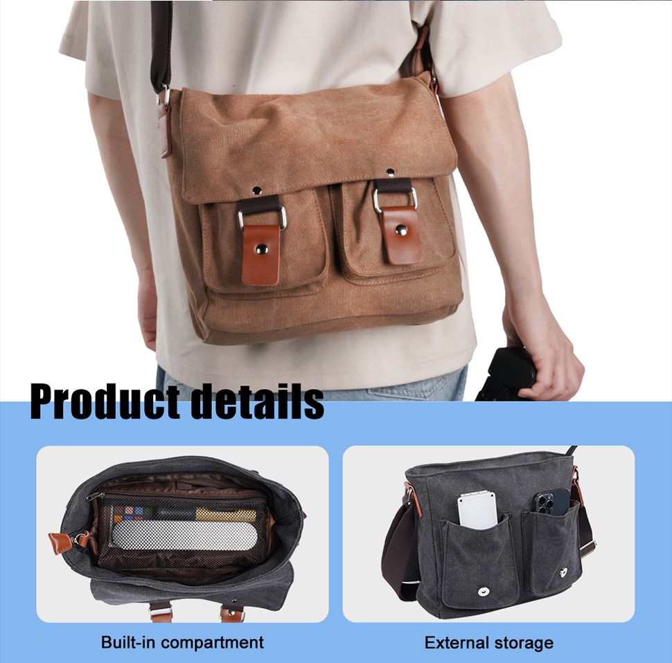 Selens Camera Bag Sling Dslr Canvas Bag Waterproof National Geographic ...