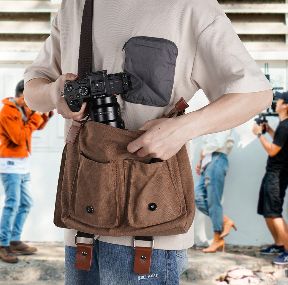 Selens Camera Bag Sling Dslr Canvas Bag Waterproof National Geographic ...