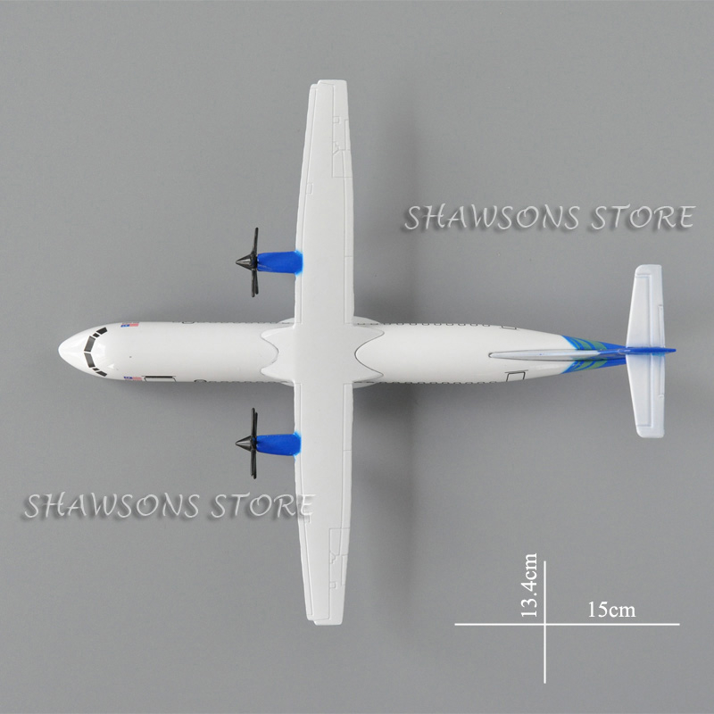 1:200 Scale Diecast Metal Plane Model Toys ATR 72-600 Aircraft ...