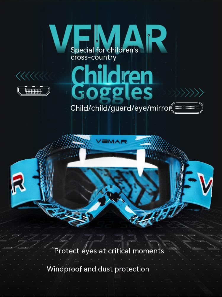 VEMAR Children Motocross Goggles Kids Dust-proof Motorcycle Glasses Kid ...