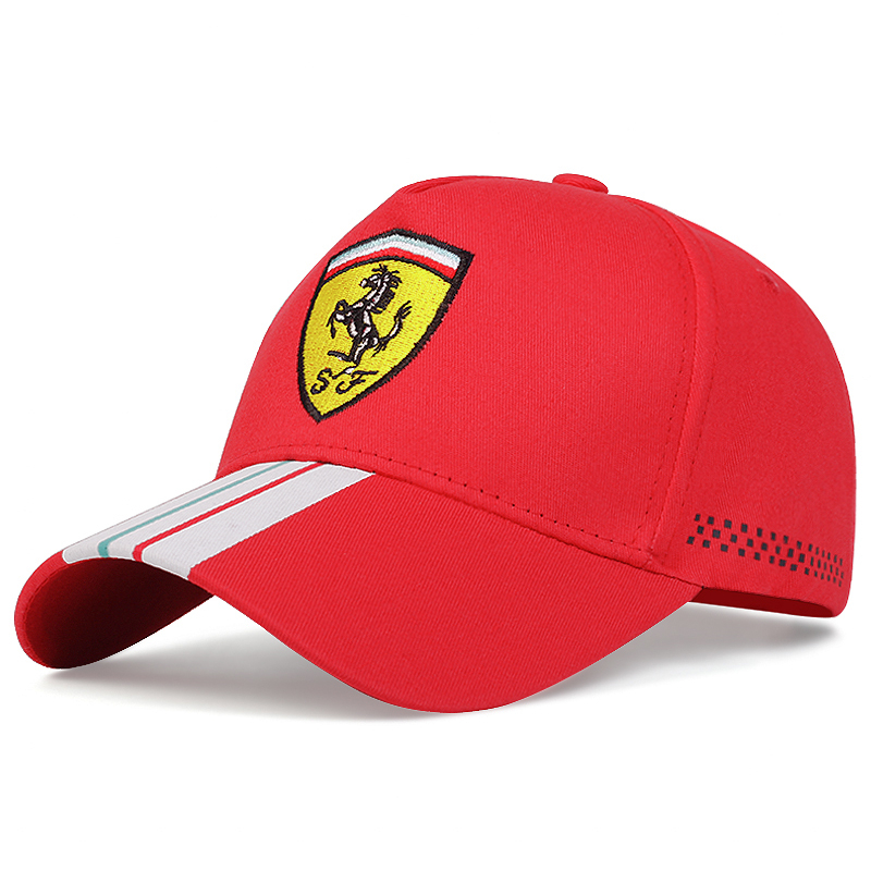 Ferrari Racing baseball cap Outdoor sports racing hat Car truck driver ...