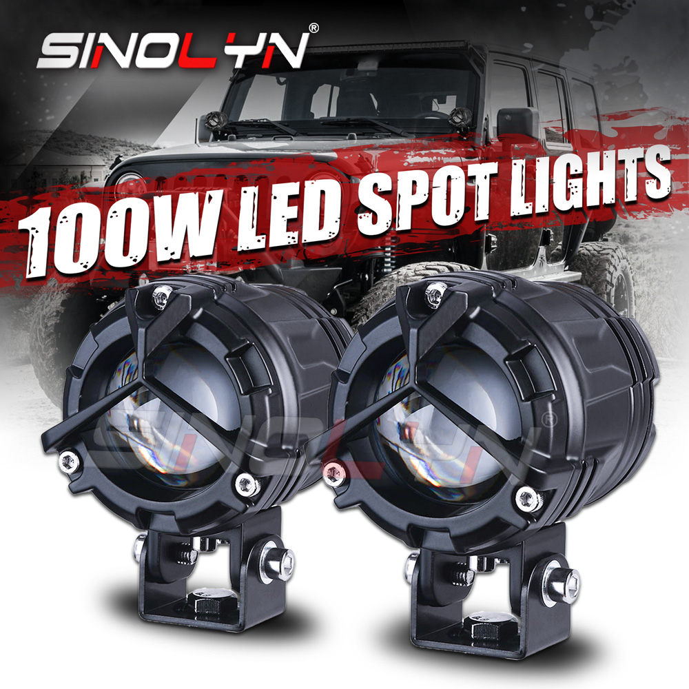 Sinolyn LED Mini Driving Light Spotlight Spot Flood Auxiliary Lights ...