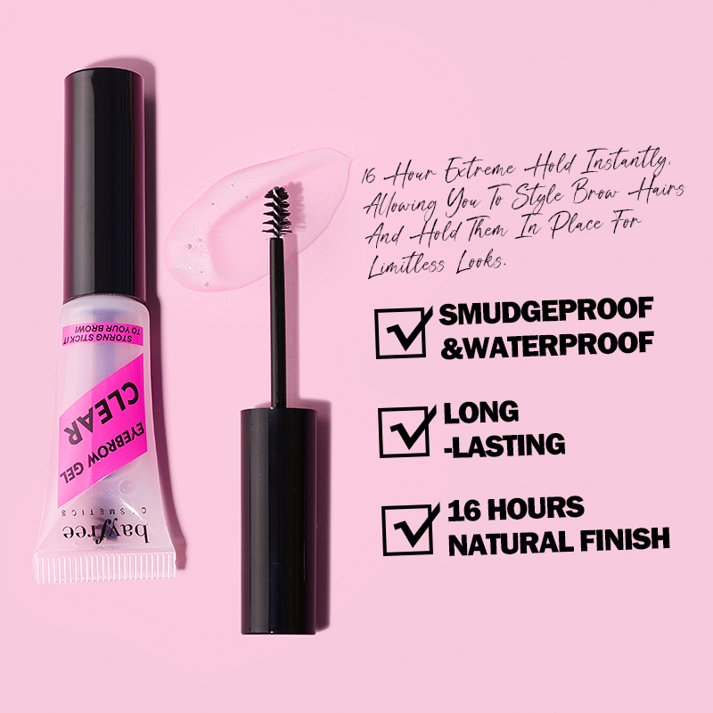 Bayfree Shaped Eyebrow Gel Clear Long-lasting Natural Finish Brow ...